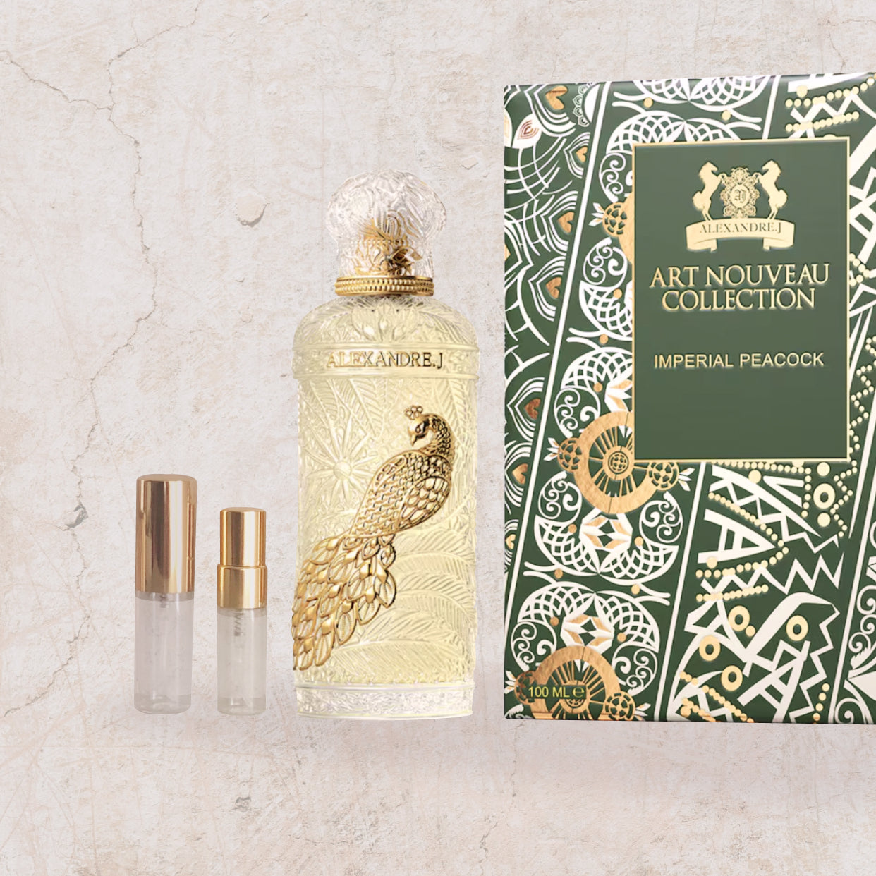 Alexandre J Imperial Peacock Samples