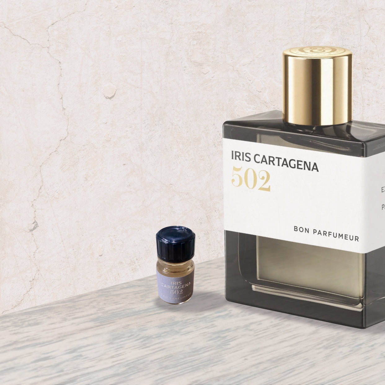 Iris Cartagena 502 Bon Parfumeur | 2.5ml Sample Eco-friendly & Artful