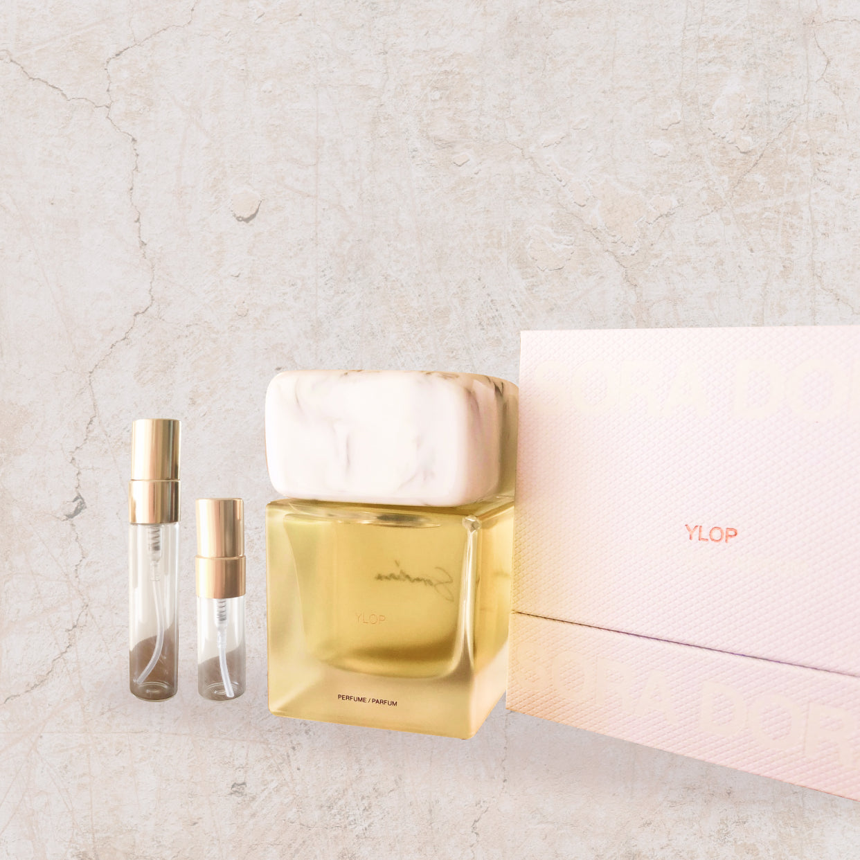 Sora Dora Ylop Luxe Perfume Samples — Eco-friendly & Artful
